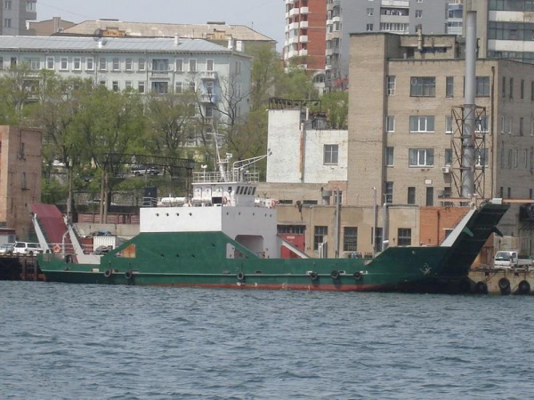 Barge with ramp - buy second hand ro-ro barge in Russia